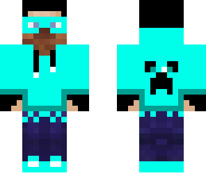 cool blue steve | Minecraft Skin