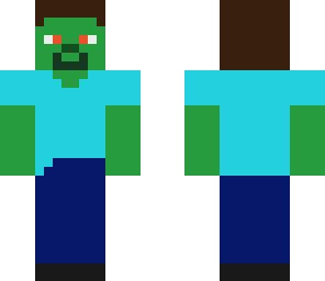 Zombie Steve | Minecraft Skin