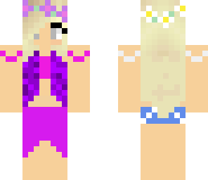 Cute beach girl | Minecraft Skin
