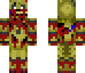 Bloody Springtrap | Minecraft Skin