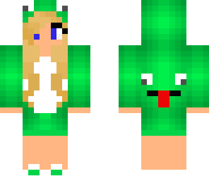 frog girl | Minecraft Skin