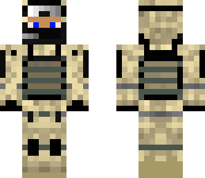 soldier of desert | Minecraft Skin
