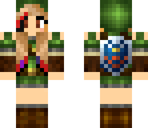 Female Link Minecraft Skin