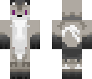 Silver Ender fox | Minecraft Skin