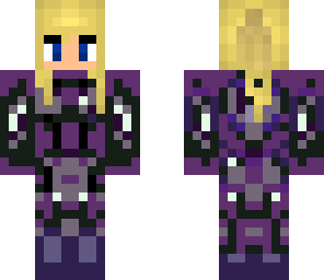 dark zero suit samus | Minecraft Skin