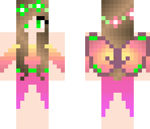 Winx club Flora | Minecraft Skin