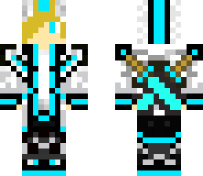 Blue lightning warrior | Minecraft Skin