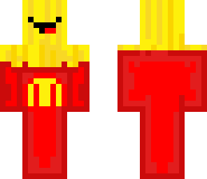Derp french fries | Minecraft Skin
