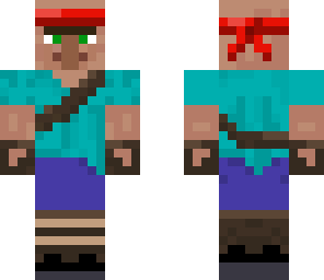 Aldeano malo Bad villager | Minecraft Skin