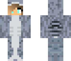 Cute Shark Girl | Minecraft Skin