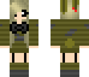 Springtrap Female Broken human | Minecraft Skin