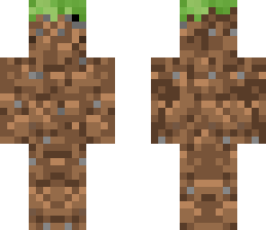 dirt block guy | Minecraft Skins