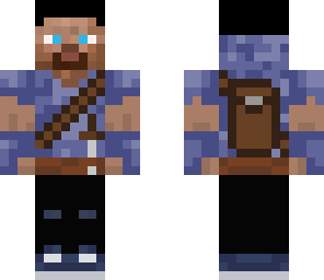 Blue Adventure Steve | Minecraft Skin
