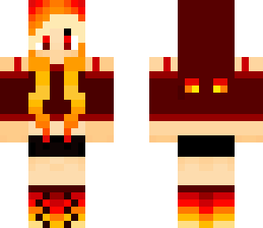 Magma Cube Girl | Minecraft Skin