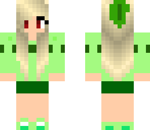 Chikorita Girl | Minecraft Skin