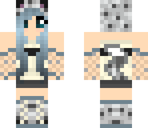 snow leopard girl | Minecraft Skins