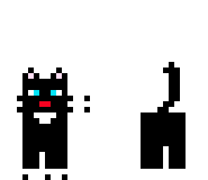 gato negro | Minecraft Skins