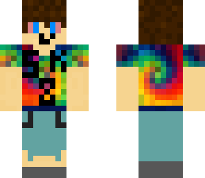 Skater psychedelic burnout | Minecraft Skin
