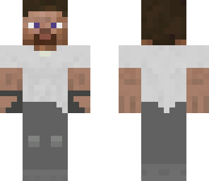 White Shirt Steve Gloves | Minecraft Skin