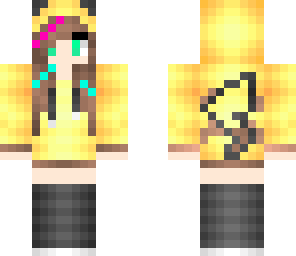 Pikachu Girl | Minecraft Skin