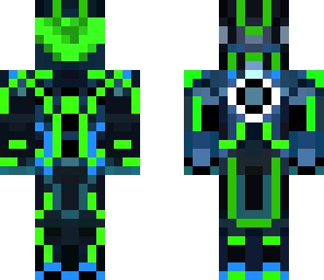 Infected Tron | Minecraft Skin