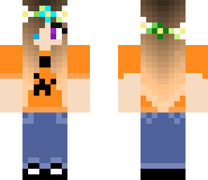 Edited Skin of A CHB Girl Daughter of Demeter | Minecraft Skin