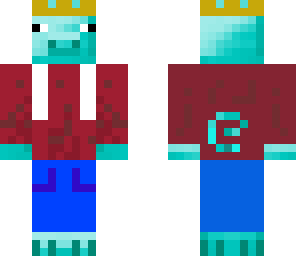 Diamond Pig king | Minecraft Skin