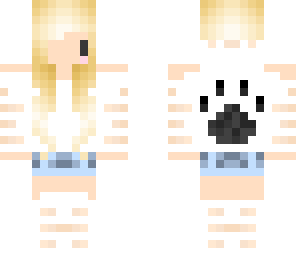Chibi Paw print | Minecraft Skin