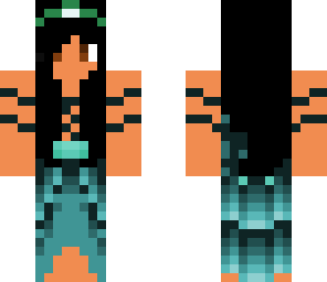 The Crystal Water Princess | Minecraft Skin