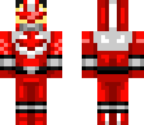 Power Rangers Time Force Red Ranger | Minecraft Skin