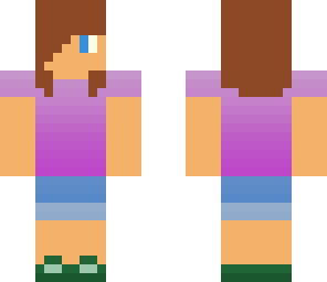 Realistic Girl | Minecraft Skins