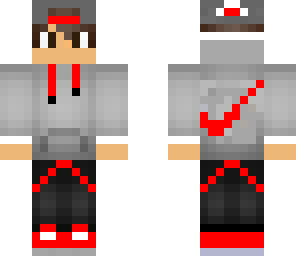 EPIC red nike boy | Minecraft Skin