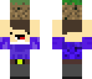 Derpy Dirt Block Carrier | Minecraft Skin