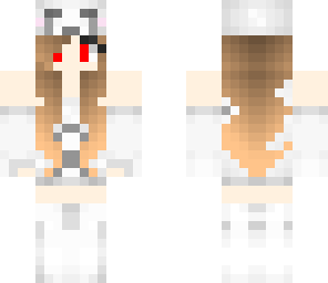 Beautiful ghast girl | Minecraft Skin