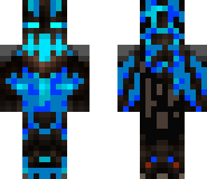 Blue lava monster | Minecraft Skin