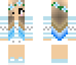 blue flower girl | Minecraft Skin