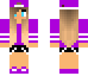 football fan girl | Minecraft Skin
