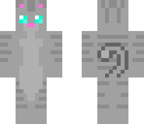 grey tabby cat | Minecraft Skin