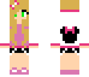 Twin 1 - Minnie Mouse | Minecraft Skin
