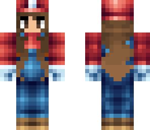 Mario Girl | Minecraft Skin