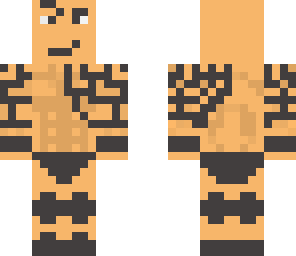 Wwe The Rock | Minecraft Skins