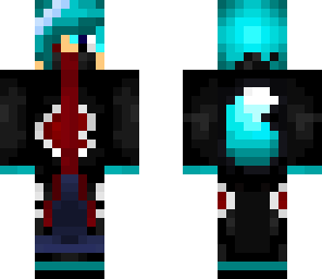Blue Akatsuki Fox | Minecraft Skin