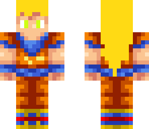 Goku ssj3 | Minecraft Skin