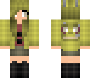 springtrap girl | Minecraft Skin