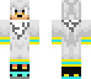 silver the hedgehog | Minecraft Skin