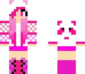 pink panda | Minecraft Skin