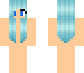 Light blue hair base | Minecraft Skin