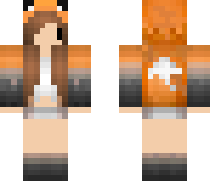 edited chibi fox girl | Minecraft Skin