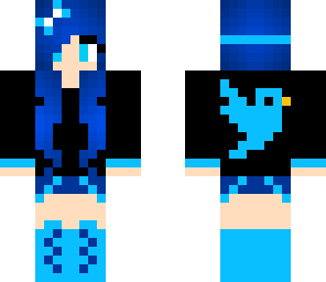 dark blue jay | Minecraft Skin