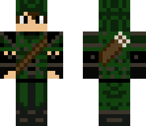 Ranger Apprentice with hood | Minecraft Skin